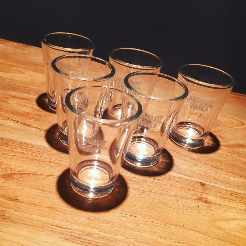Verre shooter Absolut Vodka modèle 2