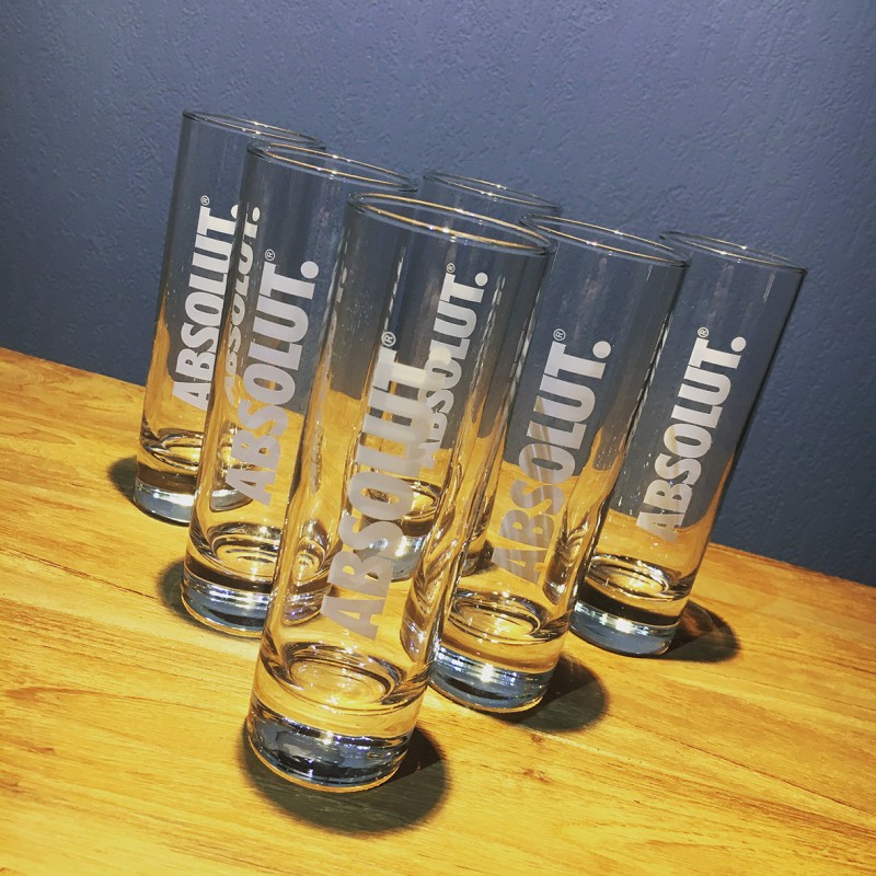 Glass Absolut vodka long drink 22cl