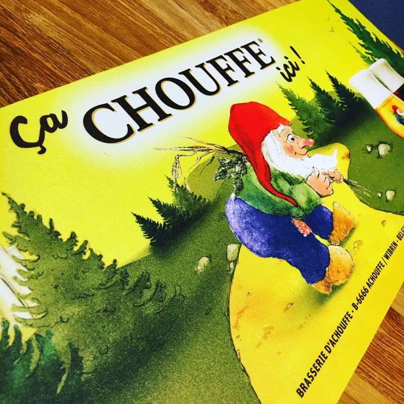 Tapis de bar Chouffe