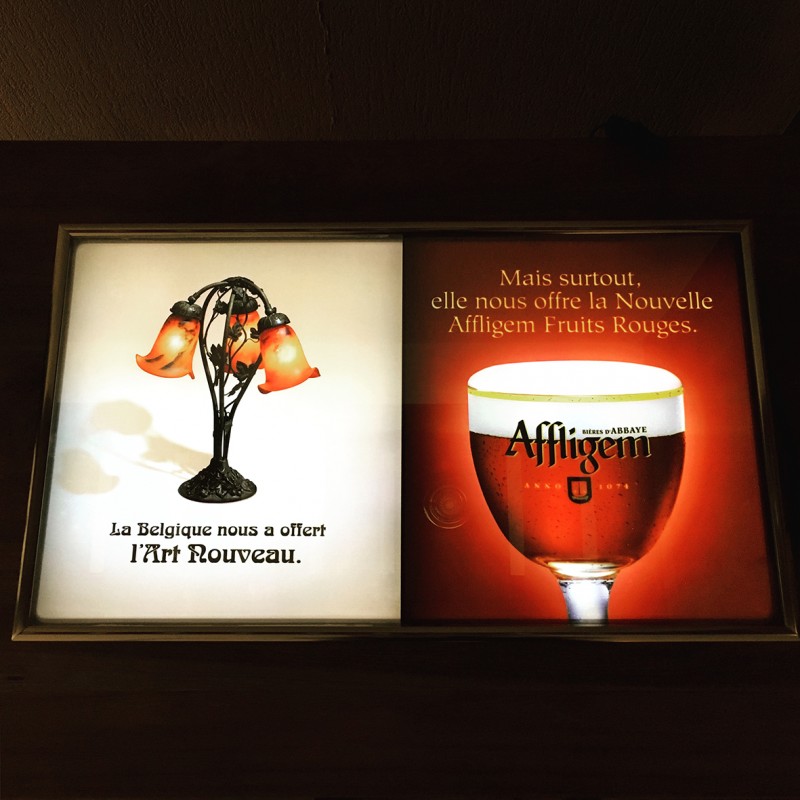 Enseigne lumineuse Affligem Fruits Rouges