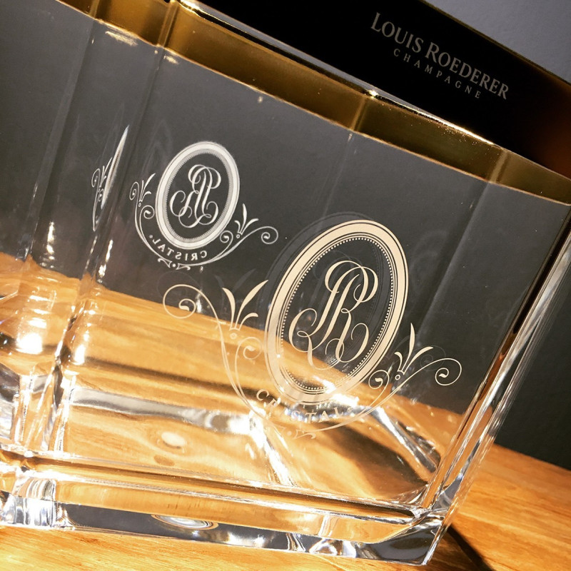 Lot de 6 verres Vedett à facettes logo couleurs 50cl