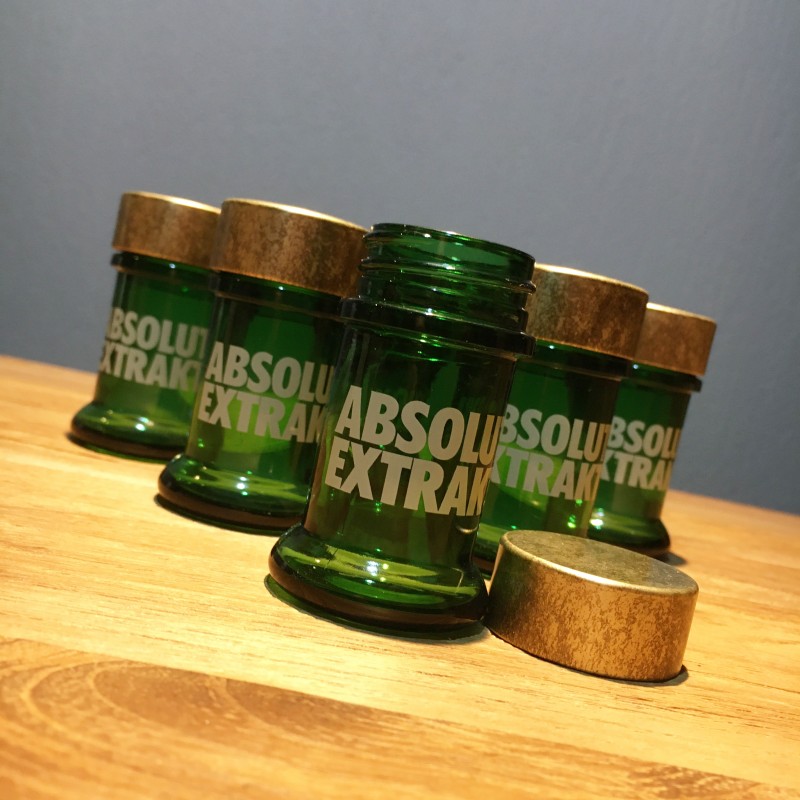 Glass Absolut Vodka Extract shooter