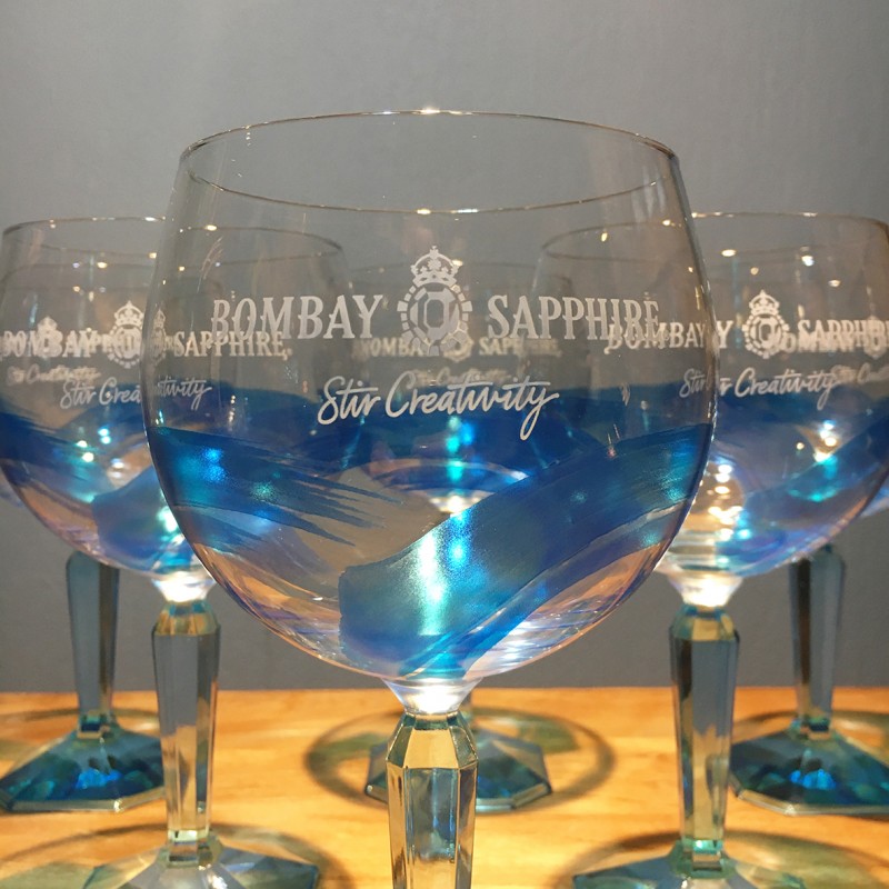 Glass Bombay Sapphire Stir Creativity 68cl