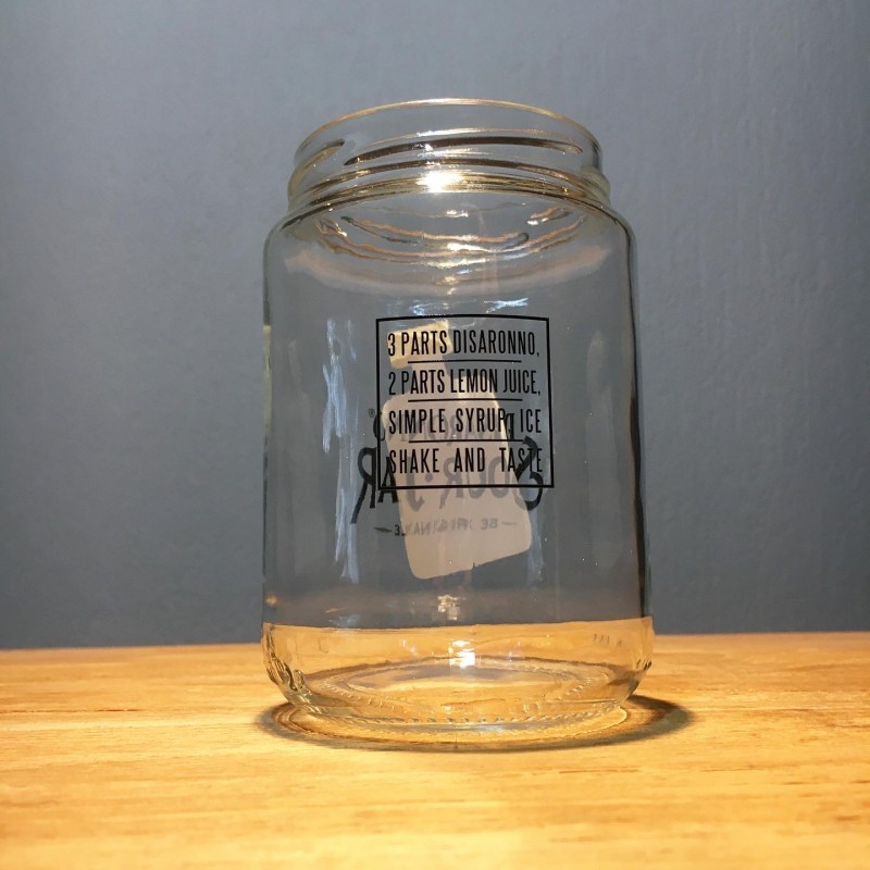 Glass Amaretto Disaronno Sour Jar XL