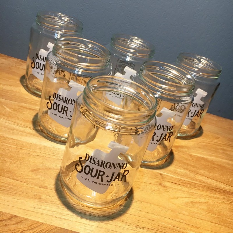 Glass Amaretto Disaronno Sour Jar XL