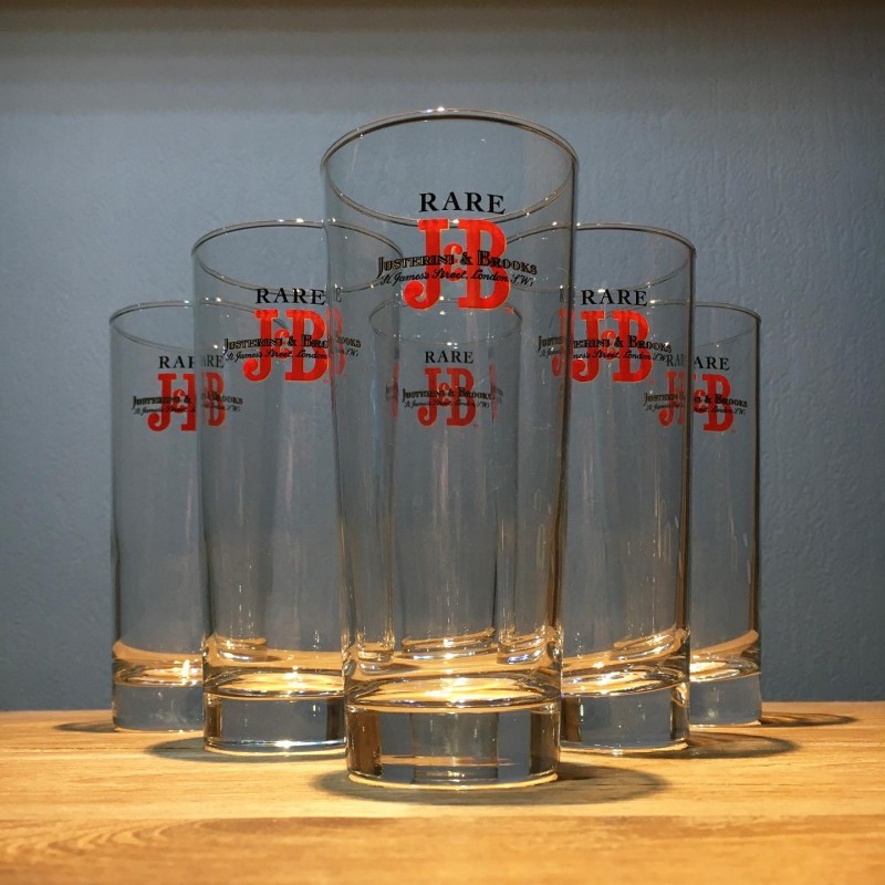 Verre J&B long drink 22cl modèle 8