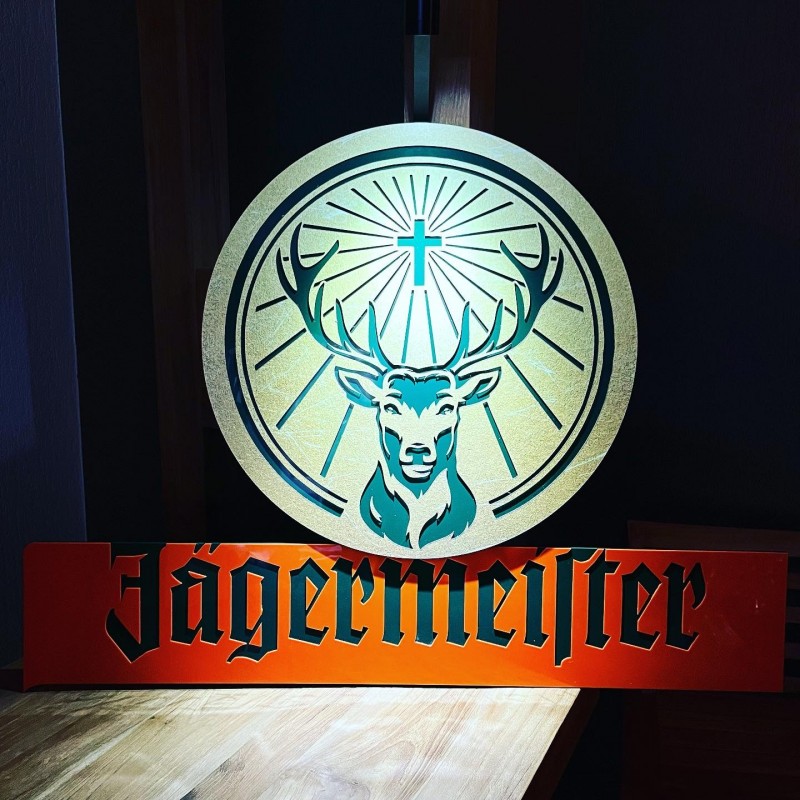 Illuminated Sign Jägermeister LED model 4